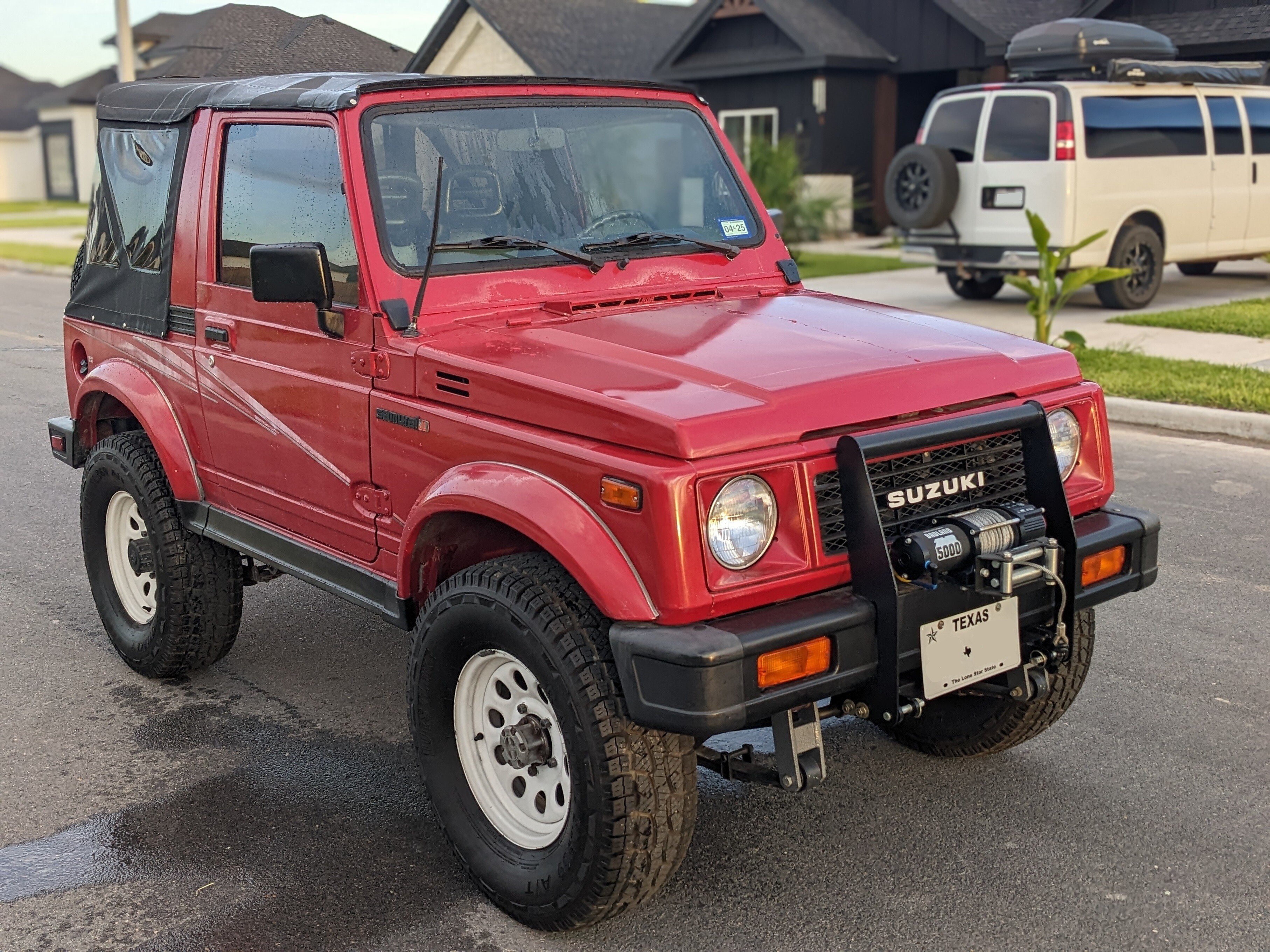 Suzuki Samurai Red 1994 Suzuki Samurai | The Branson Auction