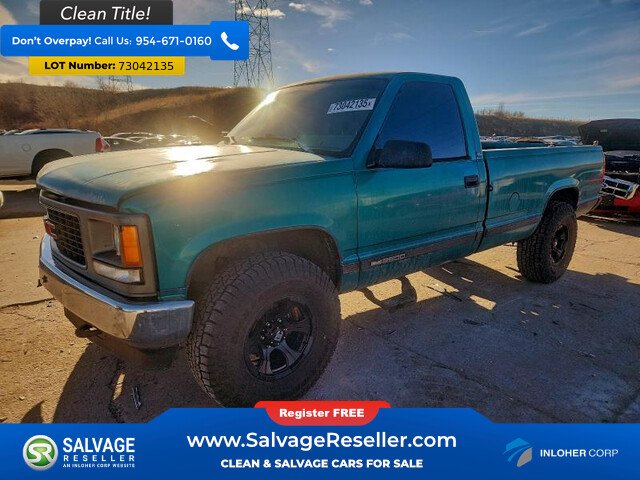 1993 GMC Sierra 2500 4x4 Regular Cab Classic Cars for Sale - Classics ...